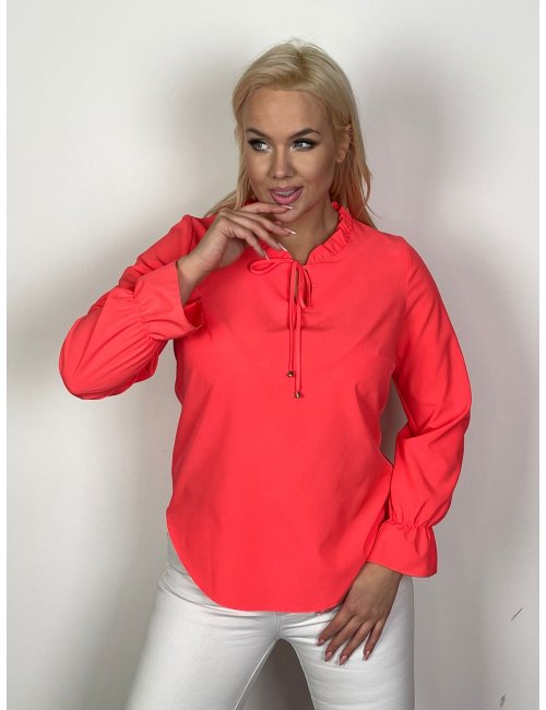 Modna neonowa bluzka dla puszystej plus size Elisa XXL Rozmiar 46 Kolor ...